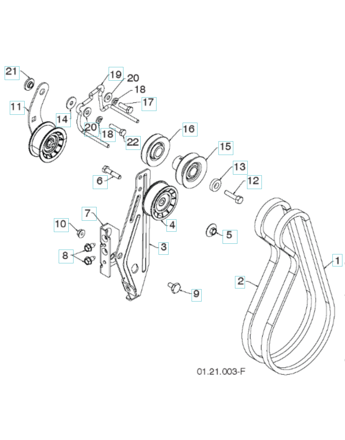 Привод и шкивы Husqvarna ST 261E купить в Киеве и Украине с доставкой